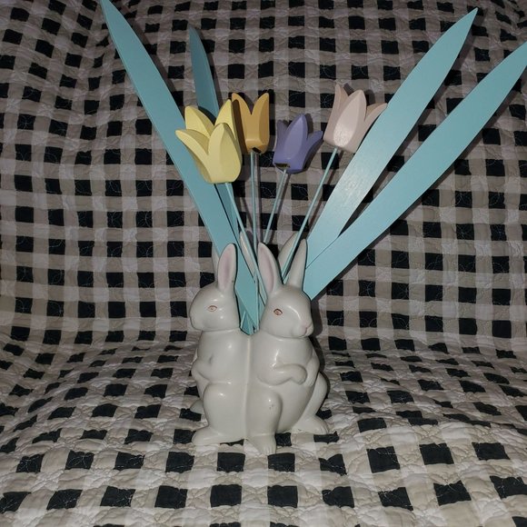 Fitz and Floyd | Holiday | Fitz And Floyd 981 Japan Tri Three Bunny ...